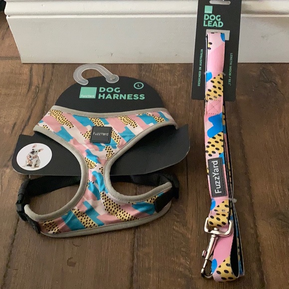 FuzzYard | Dog | Nwt Matching Fuzzyard Harness And Leash Set | Poshmark